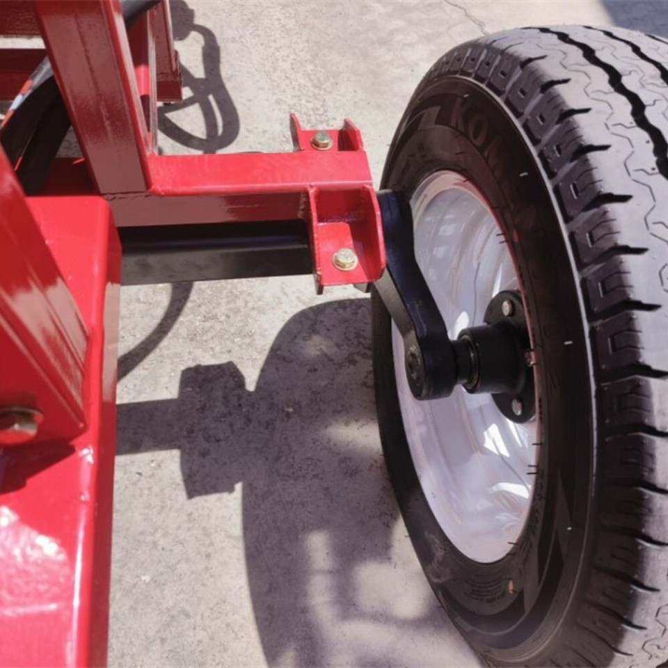 Wheeled Tow Bar 45T Firewood Processor Log Splitter 118in Wood Conveyor ...