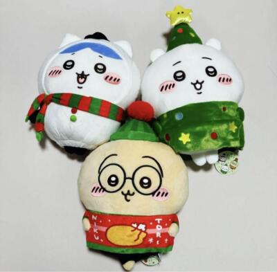 Chiikawa Rabbit Hachiware Christmas Big Plush Doll Set Chikawa Nagano ...