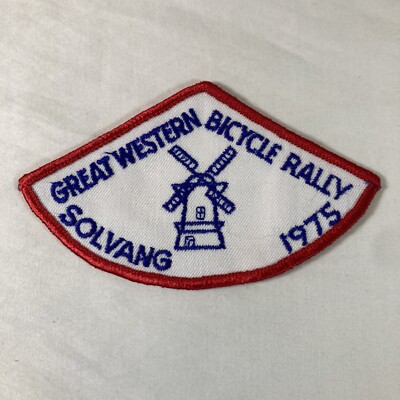 Great Western Bicycle Rally Solvang 1975 Bicycle Cycling Club Patch ...