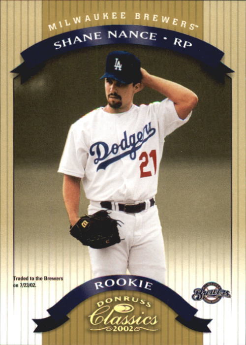 2002 Donruss Classics #214 Shane Nance ROO RC | eBay