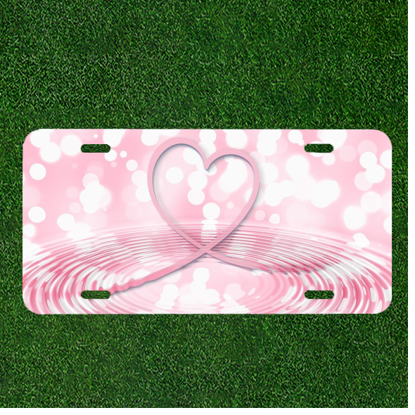 Pink Custom License Plates