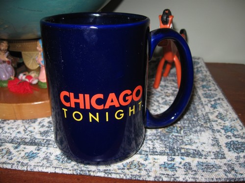 CHICAGO TONIGHT Coffee Mug (WTTW Chicago Channel 11) Nice New Old Stock ...