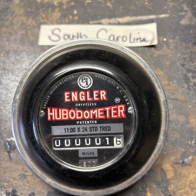 Vintage Engler Driveless Hubodometer 10.00-20 11-22.5 STD #1077 | eBay