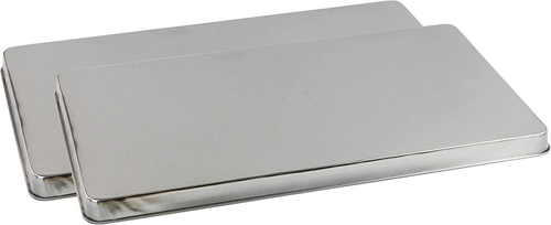 Rectangular Burner Cover, Stainless Steel, Set of 2, Stainless Look | eBay
