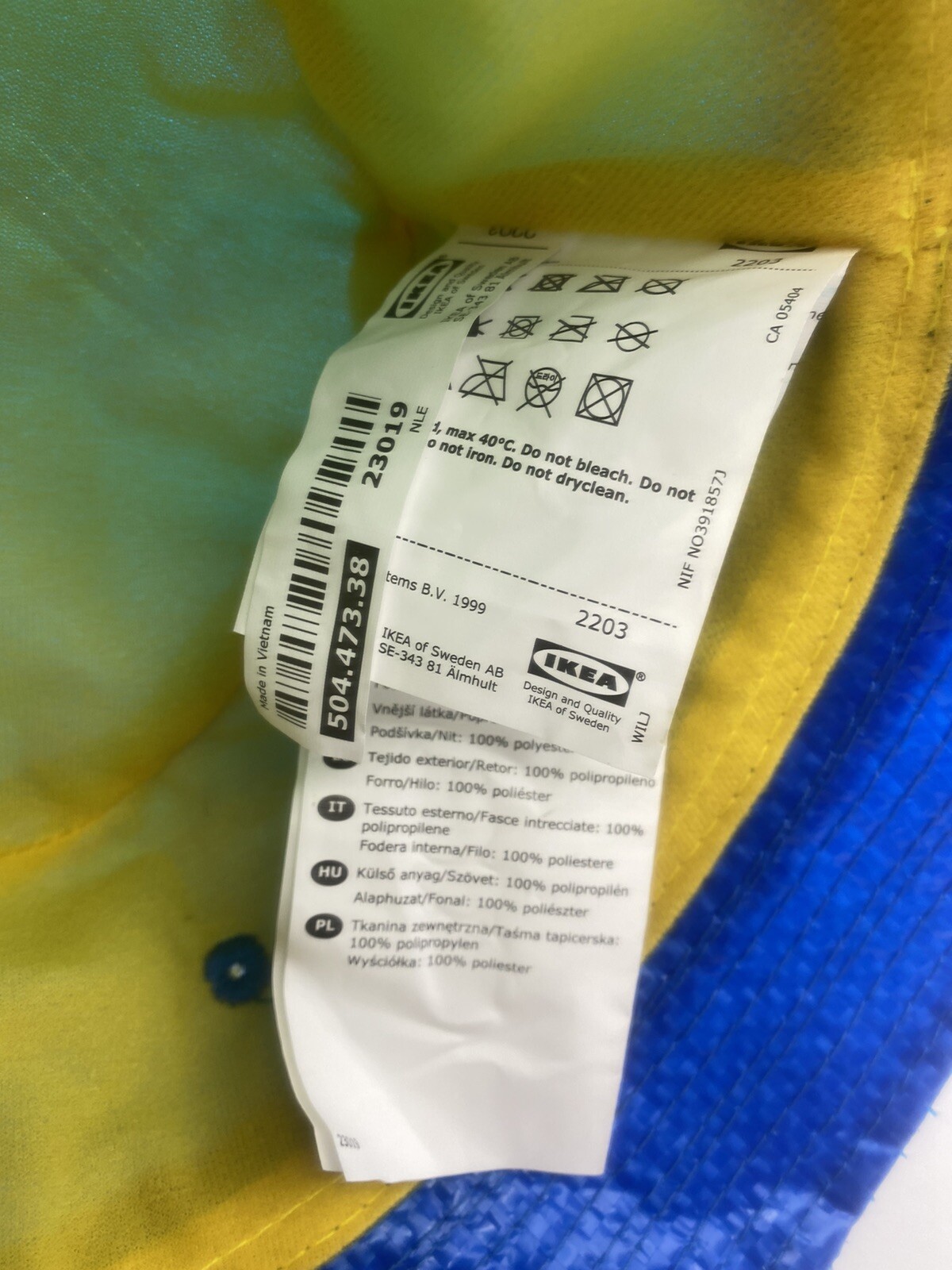 IKEA KNORVA Bucket Hat One Size - Blue for sale online | eBay