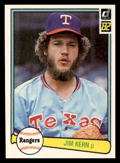 1982 Donruss #89 Jim Kern Texas Rangers Baseball card | eBay