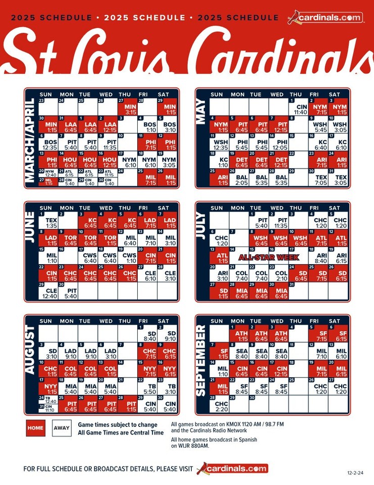 2025 Major League Baseball Teams Schedule Magnets 5" X 3.5"(Choose From ...