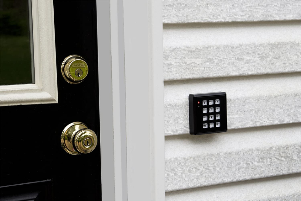 Fake Security Keypad Integrated Low Light Sensor Professional Alarm ...