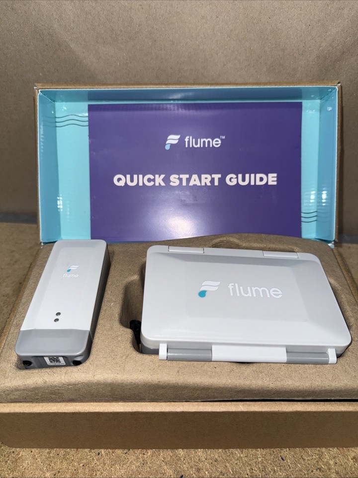 Flume Smart Leak Detector Water Flow Monitor Indoor or Outdoor WiFi ...
