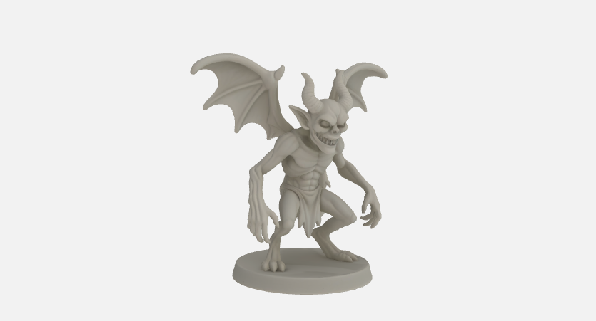 Carrionshade Imp - DnD Enemy 32mm Resin Model Unpainted Figure | eBay