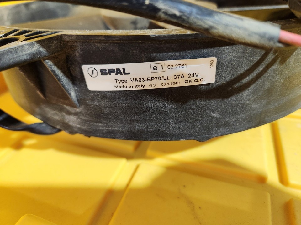 Spal VA03-BP70/LL-37A Brushed Axial Fan 280mm Dia. 6.2A 24V 1363 cfm | eBay