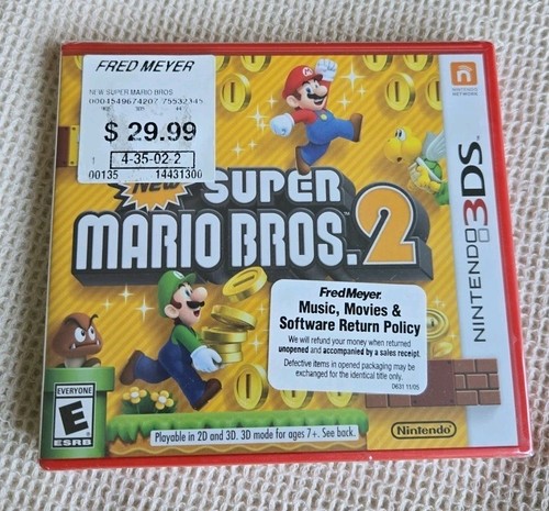 New Super Mario Bros. 2 Nintendo 3DS Sealed Original Owner CIB | eBay