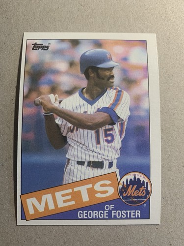 1985 Topps #170 George Foster | eBay