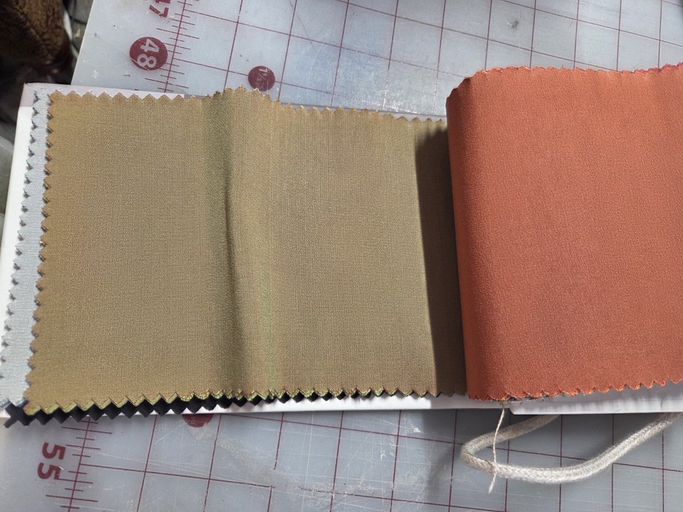Faux Silk Stout Softer Side Fabric Sample Solids Books | eBay