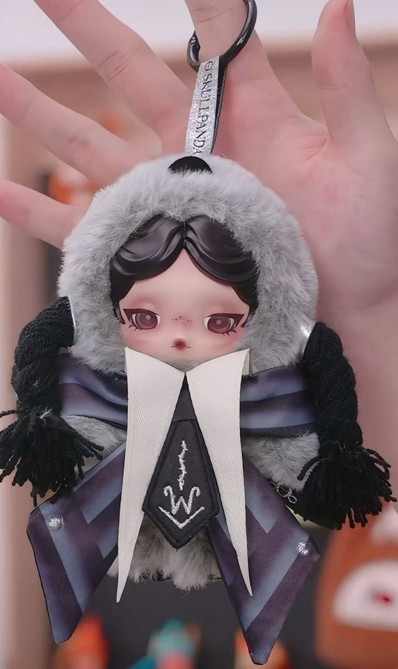 SKULLPANDA X WEDNESDAY PLUSH (NEVERMORE ACADEMY UNIFORM VERSION) CUTE ...