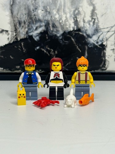 Lego Custom Minifigures Pokémon Classic Bek Custom Pikachu Ash Misty ...
