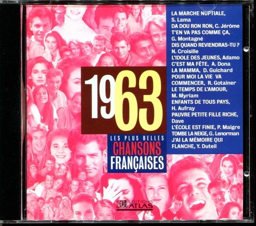 LES PLUS BELLES CHANSONS FRANCAISES - 1963 - CD COMPILATION ATLAS | eBay