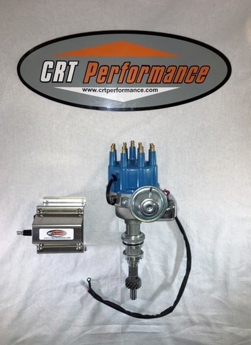 FORD 351W SMALL CAP HEI Distributor BLUE + 60,000 Volt COIL - SBF 351 ...