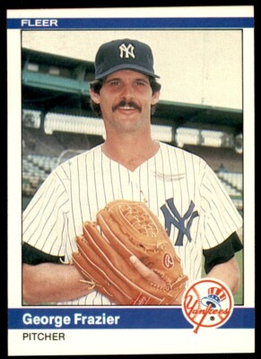 1984 Fleer - George Frazier #123 New York Yankees Baseball Card | eBay