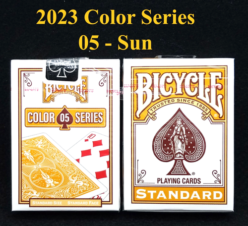 1-Deck Bicycle Sun #05 2023 Color Series Playing Cards - New | eBay
