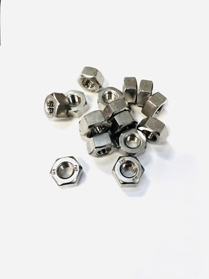 (100) 3/8”-16 ASTM A194 Grade 8M Heavy Hex Nut 316 Stainless Steel | eBay