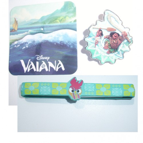 DISNEY VAIANA (MOANA) ENAMEL BADGE CARDED AND BAGGED - WRISTBAND NEW ...