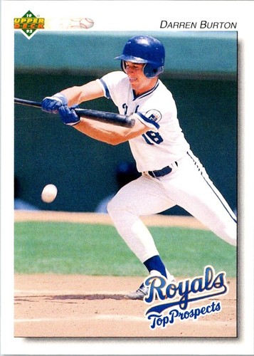 1992 Upper Deck Minors Darren Burton #303 Baseball City Royals Baseball ...
