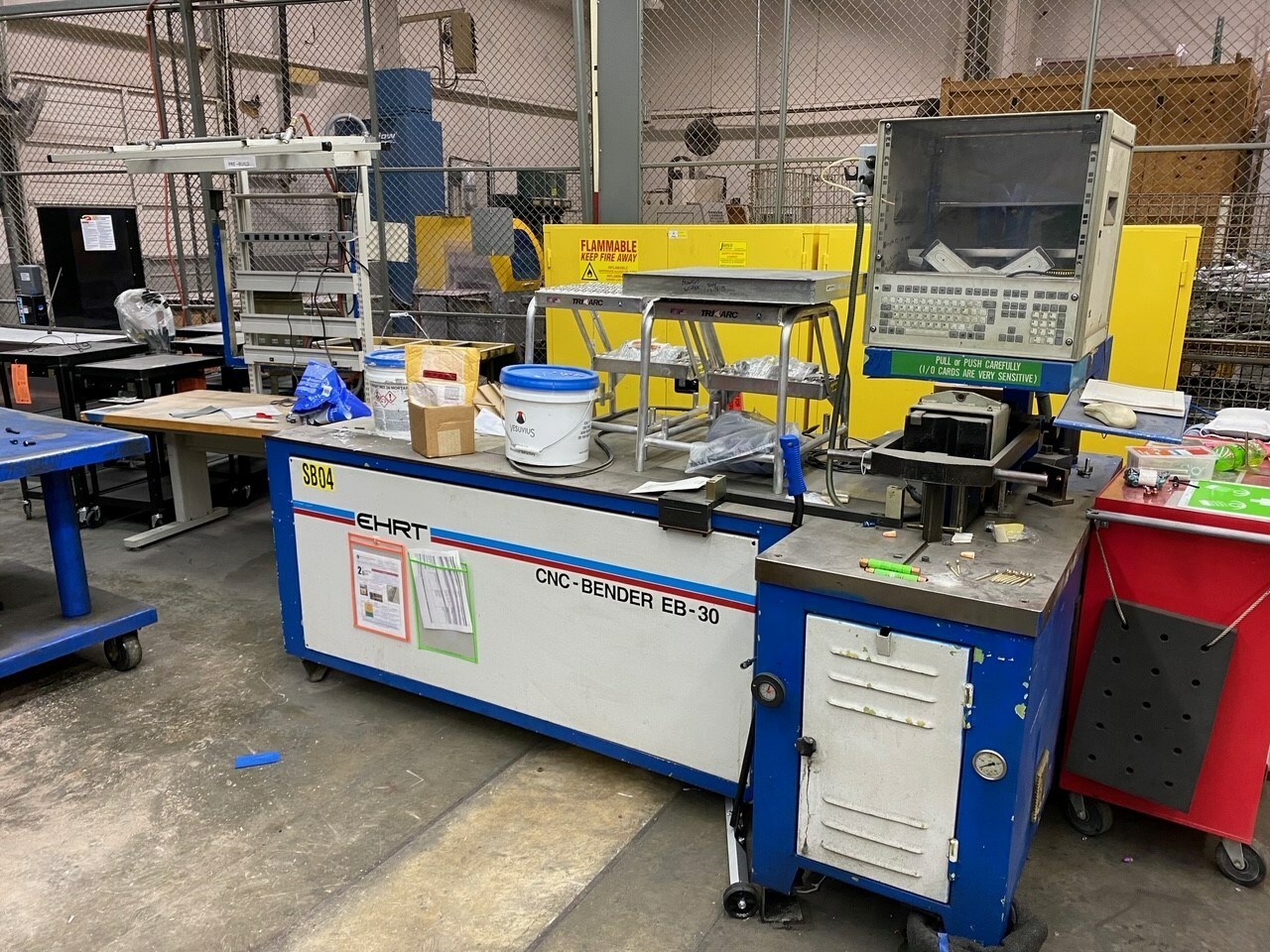 EHRT CNC 30 TON TABLE TYPE CNC HORIZONTAL HYDRAULIC BENDER W/ PC BASED ...