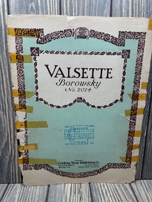 Vintage Sheet Music: Valsette Borowsky No. 2014 Century Music Publishing Co. | eBay