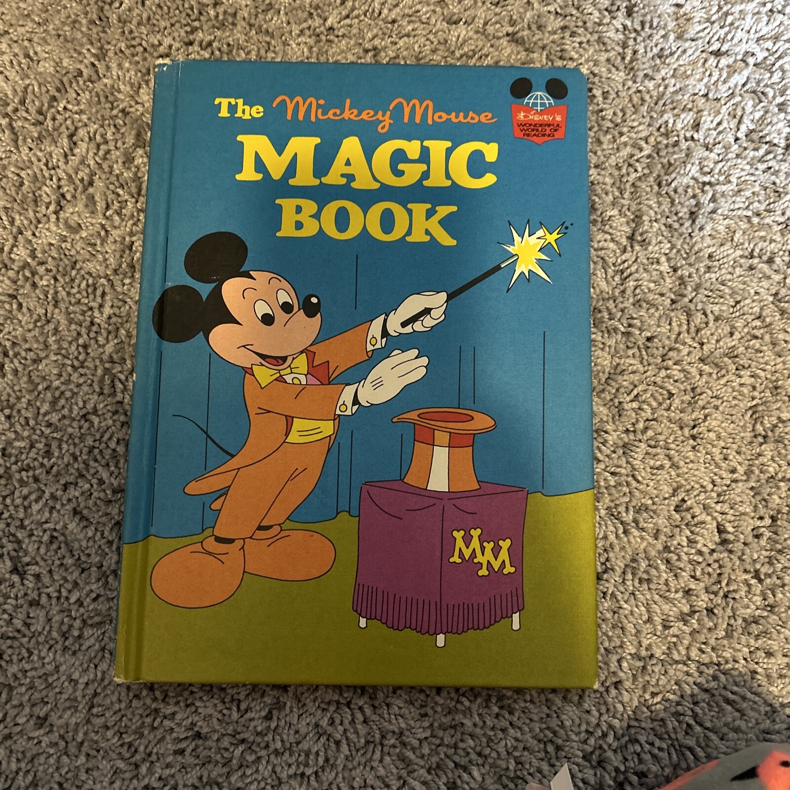 The Mickey Mouse Magic Book Walt Disney Wonderful World Of Reading 1974 ...
