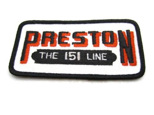 Preston Patch The 151 Line Black White & Orange | eBay