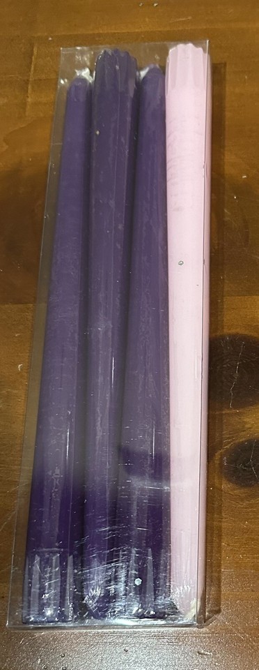 Hobby Lobby Advent Candles Set Of 4, VTG, 2012, NOS, Made in Hong Kong ...