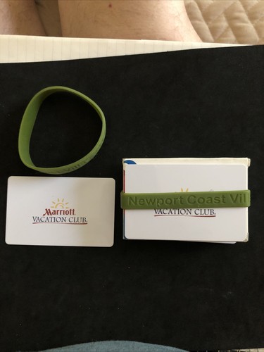 Marriott Vacation Club Room Key Card and 2 Bracelets Newport Costal ...