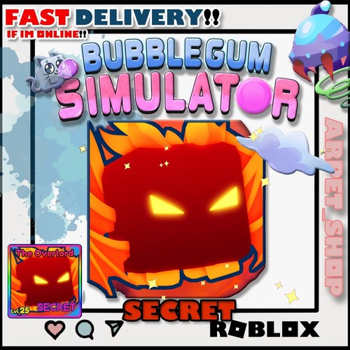 Roblox Bubble Gum Simulator | THE OVERLORD SECRET | CHEAPEST and Fast ...