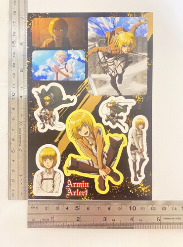 Armin Arlert Attack on Titan Limited Sticker Sheet Kodansha Comic From ...