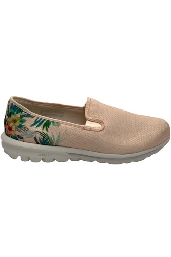 Skechers GOwalk Classic Washable Slip-Ons Spring Joy Light Pink | eBay