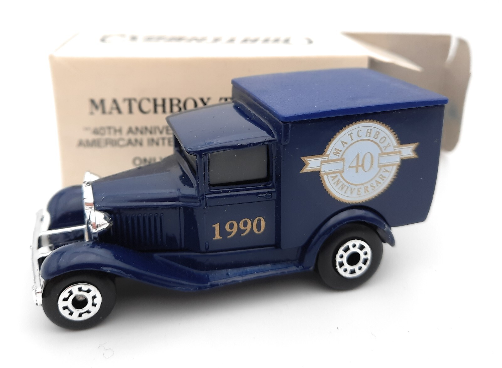 Matchbox Superfast MB38 Ford A Van MB Toys USA Toy Fair 1990 blue ...