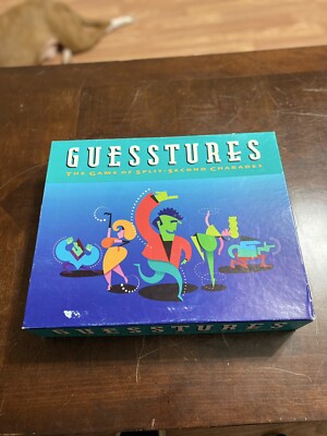 Guesstures Charades Game by Milton Bradley- Vintage 1990 Edition ...
