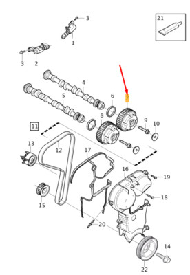 VOLVO V60 MK1 VVT-Ansaugscheibe 31370602, NEU, ORIGINAL | eBay