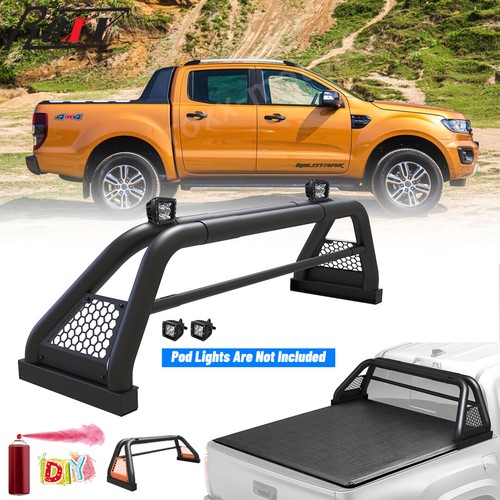 For 2019-2023 Ford Ranger Truck Bed Sport Roll Bar Chase Rack Bar | eBay