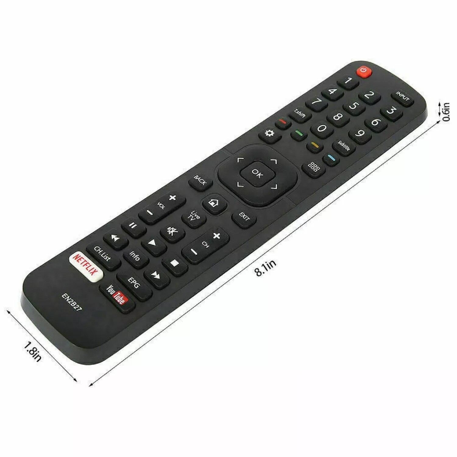 For Hisense TV Remote Control EN2B27 Universal 55M5010UW/65M5010UW ...