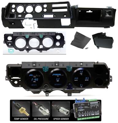 70-72 SS Chevelle Super Sport Dash Conversion Kit Dakota Digital VFD3 ...