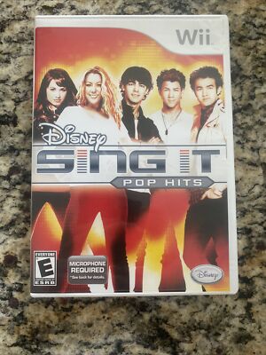 Disney Sing It: Pop Hits Nintendo Wii CIB Complete w/ manual ...