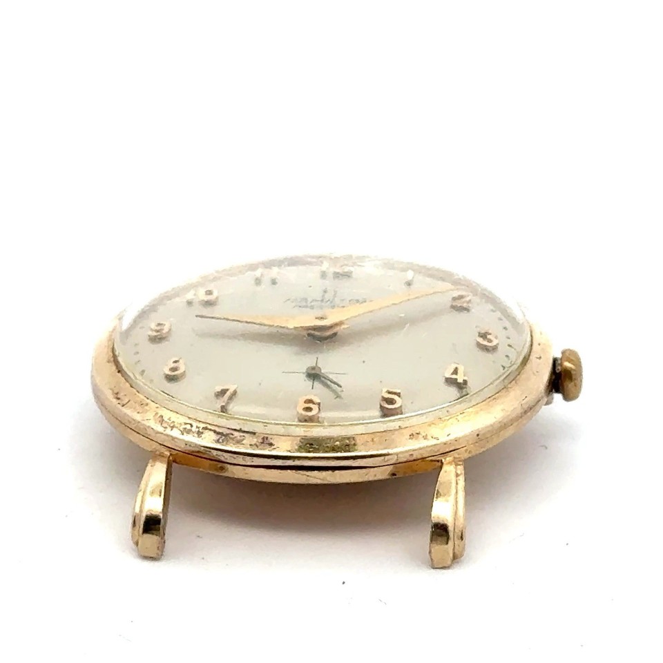 Hamilton Masterpiece 14K Solid Gold MONROE MOTOR CAR CO 25 Years ...
