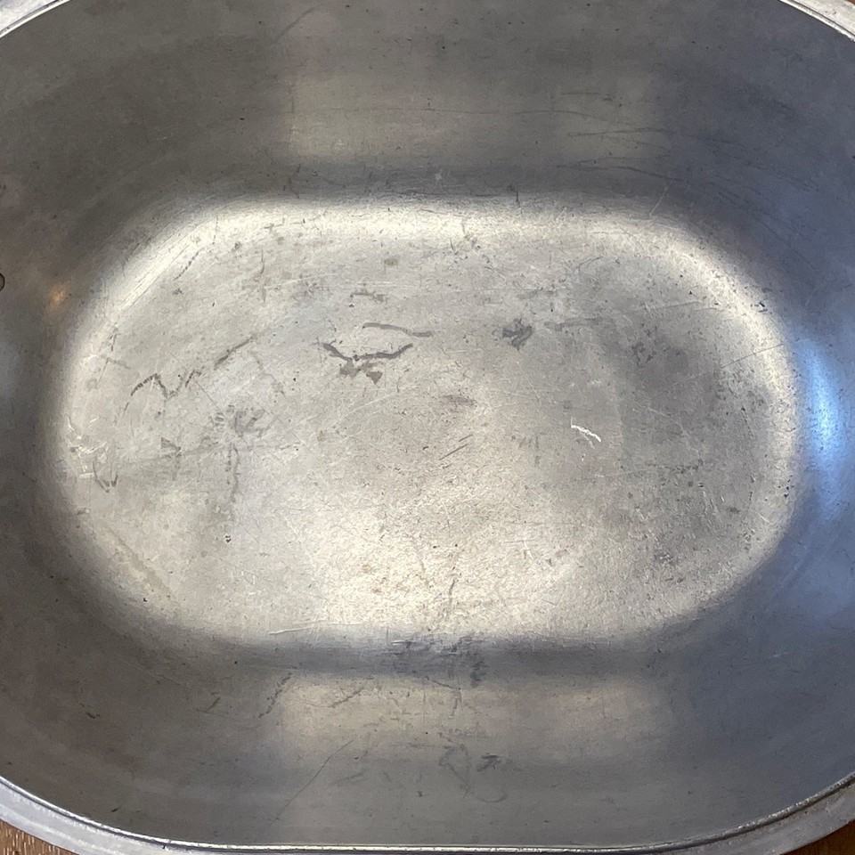 Pre-1936 Silver Seal Vintage 12 x17" Roaster w/ Lid Aluminum Cookware ...