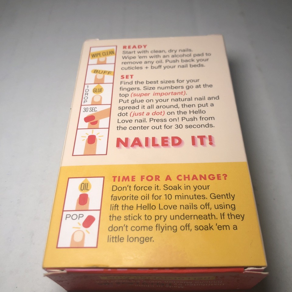 Hello Love Press On Nails Green Shiny Run John, Run SOLD OUT St Patrick ...