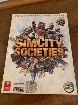 SimCity Sim City Societies Video Game Strategy Guide Prima PC ...