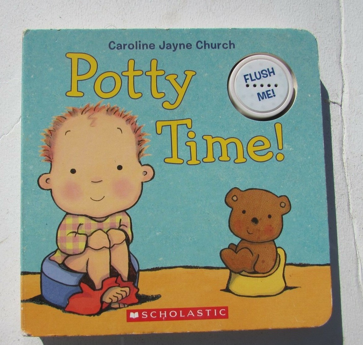 Potty Time Caroline Jayne Church Scholastic Board Book toddler kinder ...