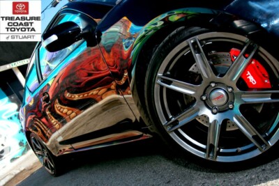 NEW OEM 2011-2016 SCION tC 19'' TRD ALLOY WHEELS 4-PIECE SET & INSTALL ...