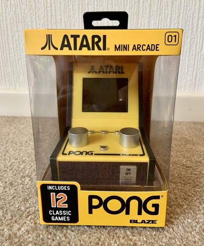 Atari Pong Mini Arcade With 12 Retro Games (1103648) for sale online | eBay